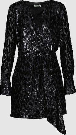 SIMKHAI Robe Courte Camryn Noir