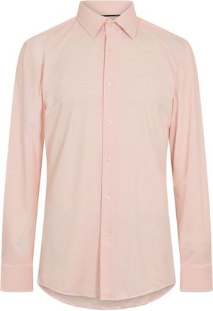 HUGO BOSS Hemd f&uuml;r Herren, Punkt Kragen, Oxford-Stil, Lang&auml;rmlig (Dunkel-Orange)