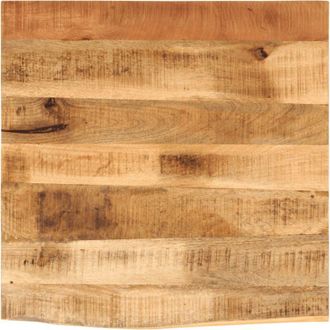 vidaXL Vidaxl - Dessus de table 60x60 cm en bois massif manguier brut - Bord vif - Surface lisse facile &agrave; nettoyer - Id&eacute;al pour r&eacute;novation
