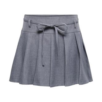 Only Only, Femme, Jupes, Gris, Taille: 32 FR Jupe en m&eacute;lange de polyester avec &eacute;lasthanne