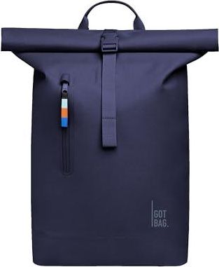 Got Bag Sac à Dos Rolltop Lite 2.0 en Ocean Impact Plastic | Sac à dos imperméable avec compartiment pour ordinateur 15 pouces amovible | Roll top avec capaci