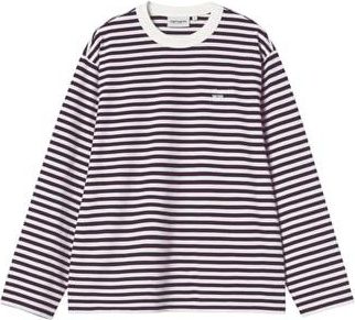 Carhartt Work in Progress T-shirt manches longues &agrave; rayures en coton