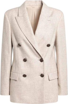 Brunello Cucinelli Damen, Jacken, Beige, XSGröße
