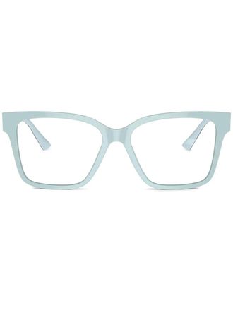 Jimmy Choo Eyewear lunettes de vue &agrave; monture carr&eacute;e - Bleu