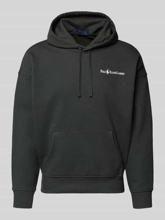 Polo Ralph Lauren Relaxed Fit Hoodie mit Label-Stitching und Känguru-Tasche