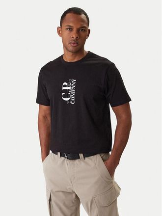 C.P. Company T-Shirt 20CMTS084A005100W Schwarz Regular Fit