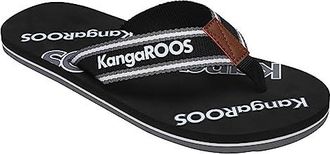Kangaroos Sandales K-bm Perth pour homme, Jet Black Steel Grey, 44 EU