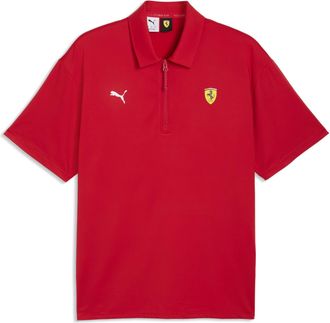 Puma Polo Cloudspun Scuderia Ferrari Homme, Accessoires, Rouge, XXL