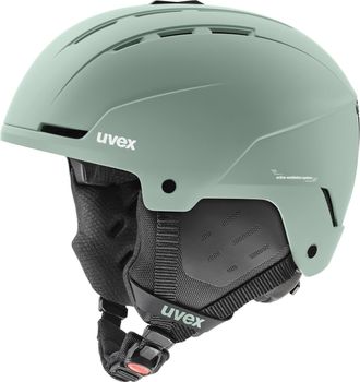 Uvex Stance - robuster, effizient belüfteter Skihelm für Damen und Herren mit individueller Größenanpassung - Oxid Green matt - 51-55 cm