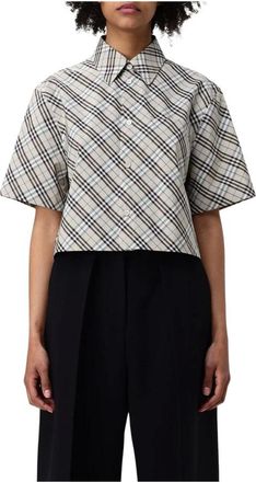 Burberry Femme, Blouses et Chemises, Beige, Taille: 36 FR Casual Chemises