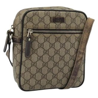 Gucci Sac bandouli&egrave;re vintage doccasion - Femme - Pre-owned - Beige - Taille: ONE Size