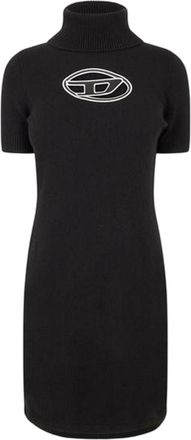 Diesel Argaret Minikleid f&uuml;r Damen, Rollkragen, Bodycon (Schwarz)
