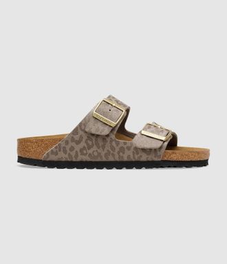 Birkenstock Mules Arizona Synthetics Women SYN Leo Grey Taupe