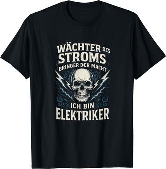 Hum&ouml;r Elektriker Lustiger Spruch Handwerker Meister T-Shirt