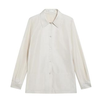 The Row Femme, Blouses et Chemises, Beige, Taille: 36 FR Lucetta Shirt
