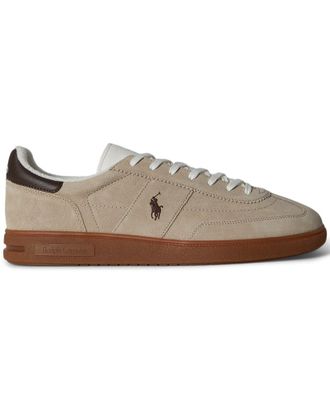 Ralph Lauren Leichte Low Top-Sneaker Bedford aus Veloursleder in