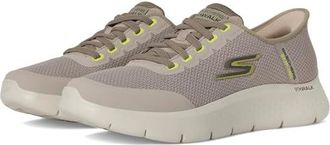 Skechers Homme Go Walk Flex Netro Basket, Taupe Textile/Synthetic, 42.5 EU