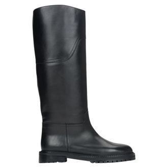 Estro & Luminara Kniehohe flache Stiefel - - Shoes - Damen - Schwarzk - 40 EU
