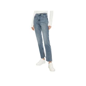 Calvin Klein Jeans Femme, Jeans, Bleu, Taille: W27 L34 Jean Slim Fit en Coton Bleu