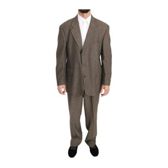 Dolce & Gabbana Single Breasted Suit - Homme - Costumes - Brun - Taille: 2XL
