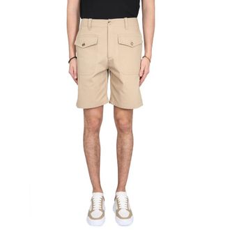 Alexander McQueen Patch Pocket Mil Short - - Shorts - Herren - Beige - XL