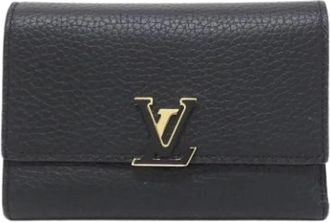 Louis Vuitton Portefeuille Tri-fold Pre-owned - Femme - Pre-owned - Noir - Taille: ONE Size