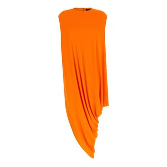 Tom Ford Impossible Asymmetric Cap Top - - Blouses & Shirts - Damen - Orange - XS
