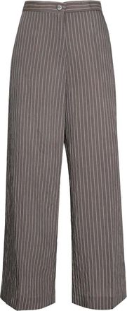 Elena Miro Femme, Pantalons, Gris, Taille: 42 FR Cropped Pantalons