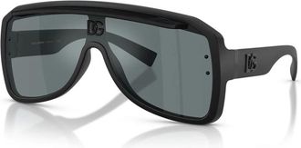 Dolce & Gabbana unisex, Accessoires, Noir, Taille: 37 MM Dg6205 Pilot Shield Lunettes de soleil