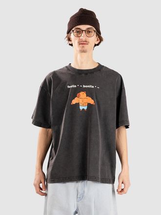 A.Lab Among Carl Cropped T-Shirt vintage black