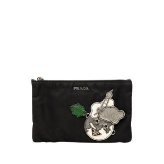 Prada Pre-owned Nylon Pouch - - Pre-owned - Damen - Schwarzk - ONE SIZE