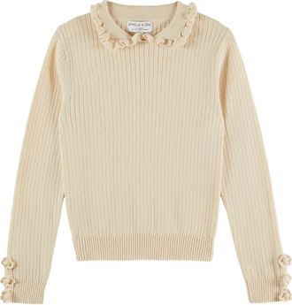 Emile Et Ida Pull Eliane Crochet Coton Emile et Ida