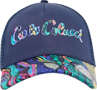 Carlo Colucci unisex, Accessoires, Bleu, Taille: ONE Size Trucker Cap - Knit Pixel