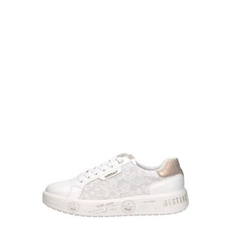 Mustang Femme, Chaussures, Blanc, Taille: 40 EU Laag Baskets