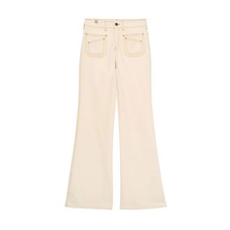 Ines De La Fressange Rick Flare Jeans - Femme - Jeans - Beige - Taille: W31