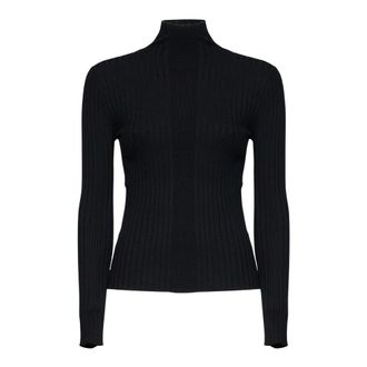Kaos Kaos - Pull &agrave; col roul&eacute; - Femme - Pulls - Noir - Taille: 38 FR