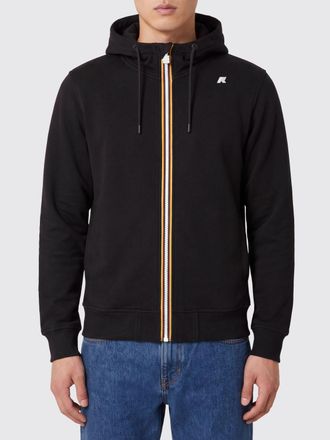 K-Way Sweat zipp&eacute; &agrave; capuche en tissu technique extensible pour homme