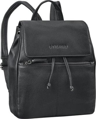 STILORD Jette Petit sac &agrave; dos pour dames El&eacute;gant sac &agrave; dos de ville Sac &agrave; dos de jour en cuir v&eacute;ritable Vintage Sac &agrave; dos en cuir pour femmes Chic sac &agrave; dos p