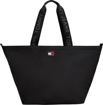 Tommy Jeans Tjw Ess Daily Tote Aw0aw17891, Fourre-Tout Femme, Black (Black), Taille Unique