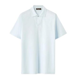 Loro Piana Pietro Polo Shirt - - Tops - Herren - Blau - XL