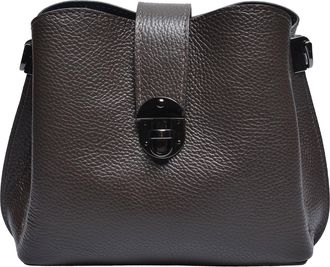 Luisa Vannini Kastanienbraun Rindsledertasche