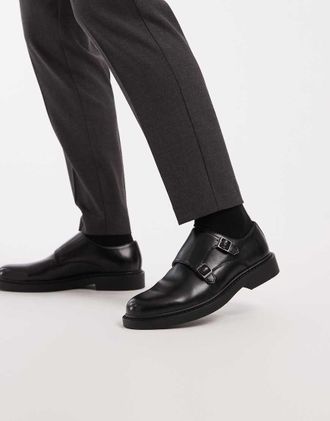 Asos Monk-Schuhe in Schwarz