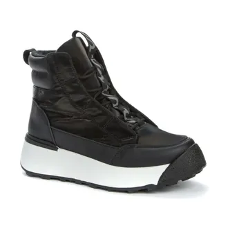 Crosby Schwarze Warme Damen Stiefeletten - - Shoes - Damen - Schwarzk - 36 EU