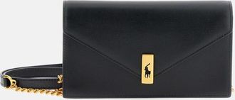 Polo Ralph Lauren Geldbörse Und Tasche Mit Kette Aus Polo Id Leder