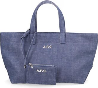 A.P.C. Drummer Tote Bag - Blue