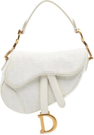 Dior Pre-owned Saddle - Femme - Pre-owned - Blanc - Taille: ONE Size