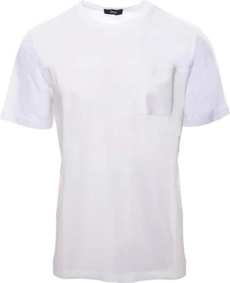 Herno Homme, Tops, Blanc, Taille: L T-shirt &agrave; Manches Courtes et Col Rond