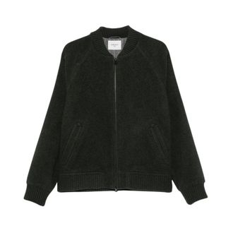 Circolo 1901 Bomber Zip Luxury Wool - - Jackets - Herren - Gr&uuml;n - XL