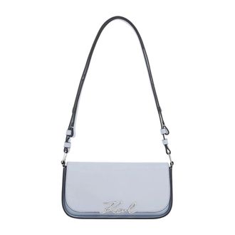 Karl Lagerfeld Femme, Sacs, Bleu, Taille: ONE Size Sac bandoulière K/Signature