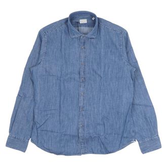 Xacus Homme, Chemises, Bleu, Taille: 3XL Chemise en jean